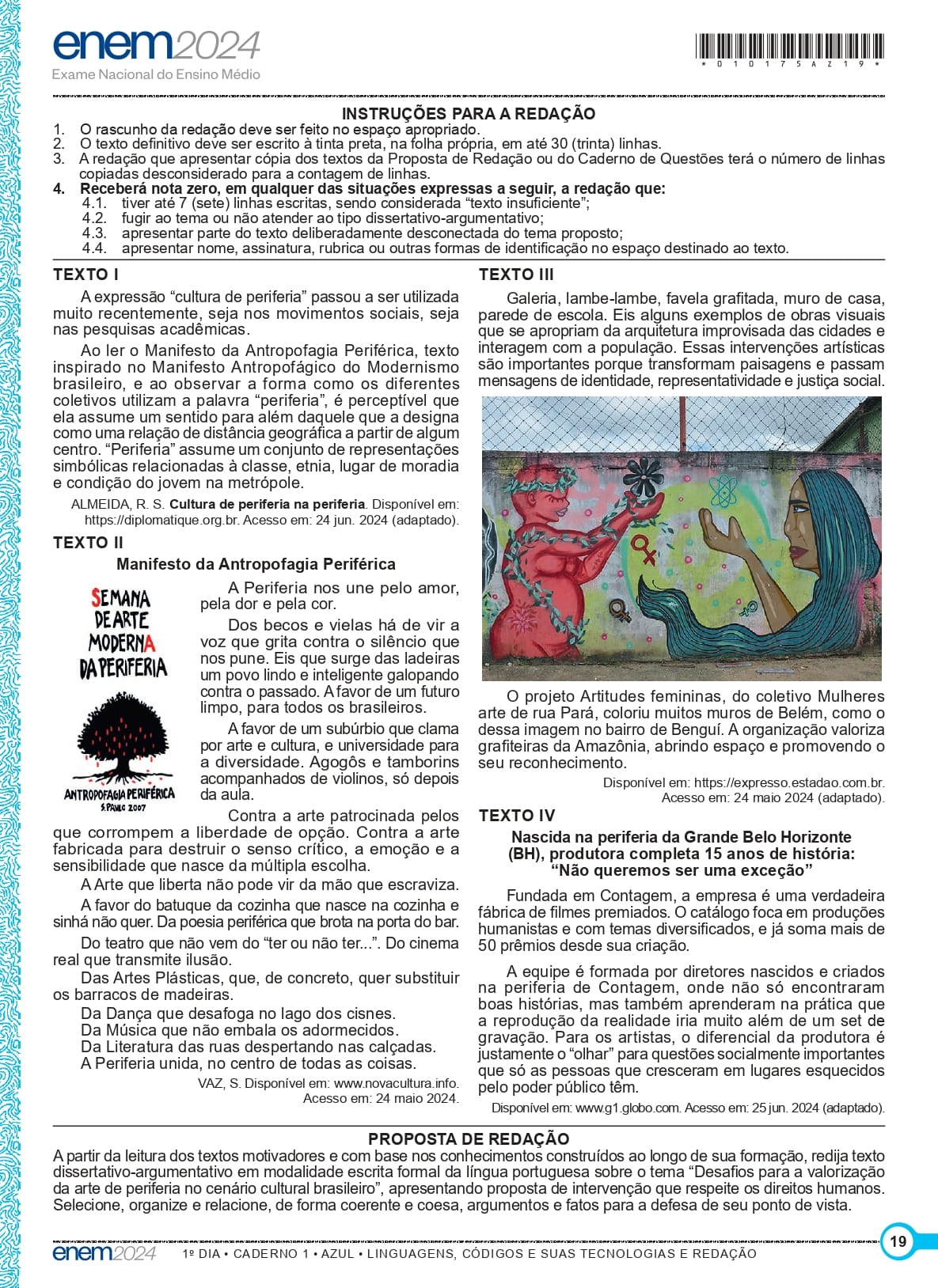 Reaplicação e Enem PPL 2024: veja o tema da redação!